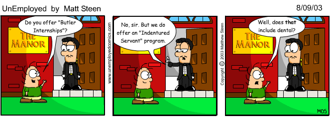 UnEmployed Comics by Matt Steen